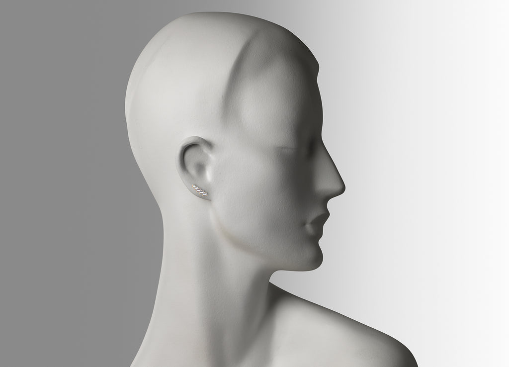 Horizontal Cuff Jewellery_Earrings,Mini - Tomasz Donocik