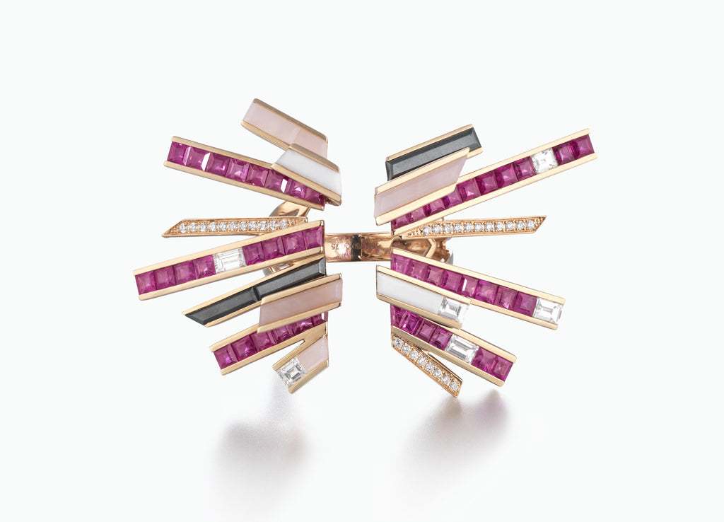 Rose Gold Explosion Ring - Stellar | Tomasz Donocik